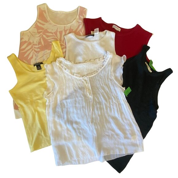 Express Point, Others | Tops | Lot Of 6 Womens Sleeveless Tops Variety ...